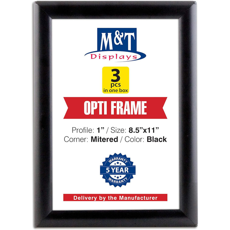 MT Displays Opti Snap Poster Frame | Wayfair